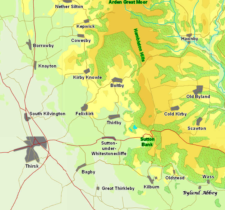 Clickable Maps: Hambleton Hills